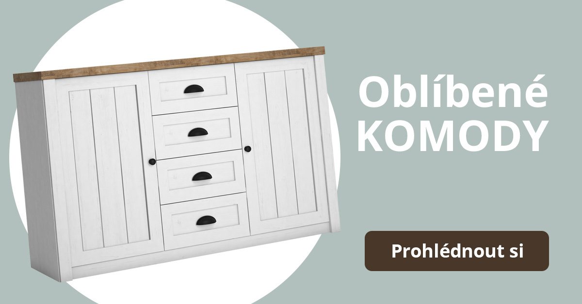 Šedé dubové masiv komody akční, skladem vysoké | Nábytek za kačku.cz